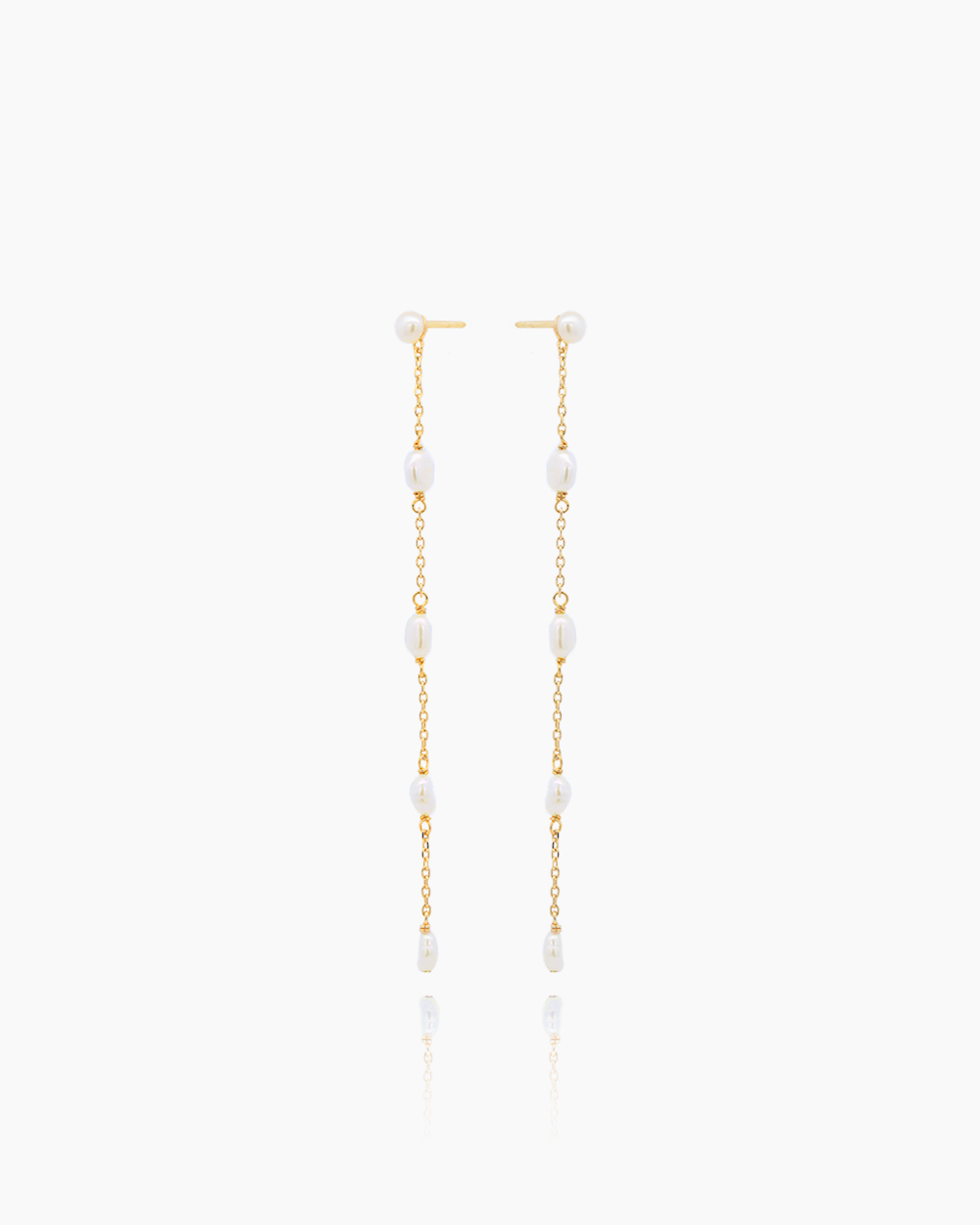 Daniella Gold Dangler Studs – Penny Pairs