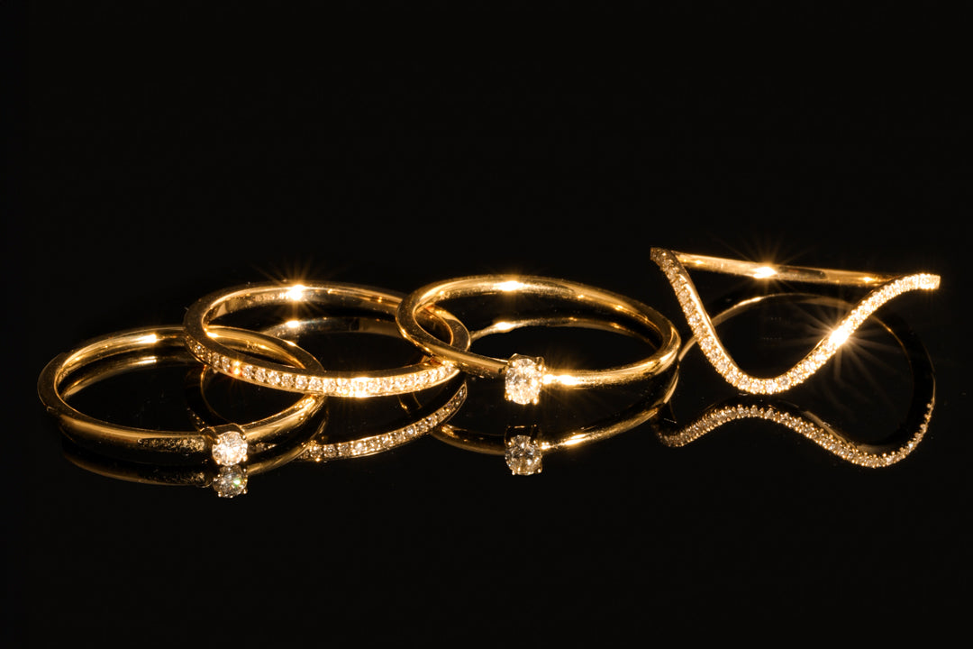 Andrea Diamond Ring - Penny Pairs